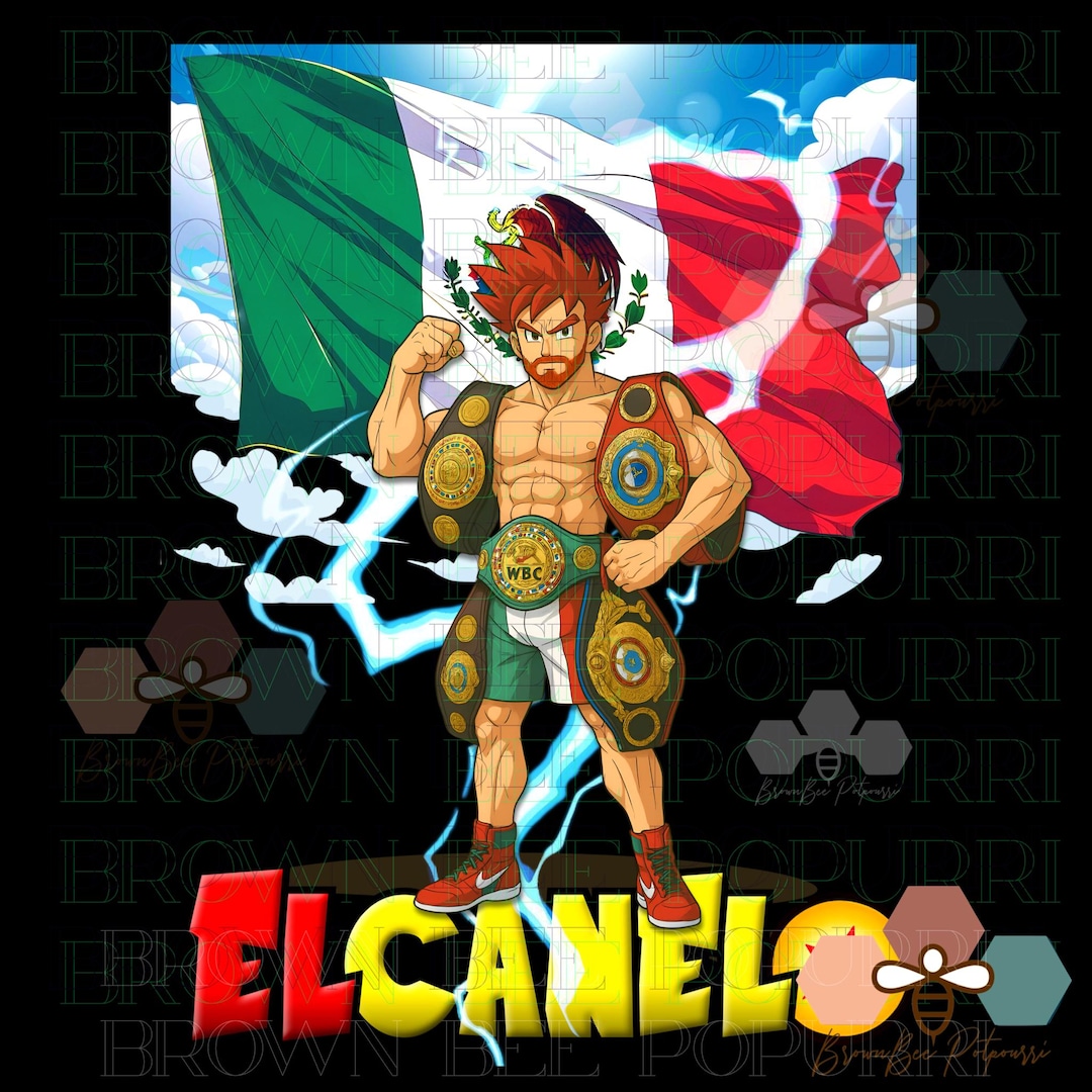 Canelo Anime Cartoon PNG for DTF Shirt Print Canelo - Etsy