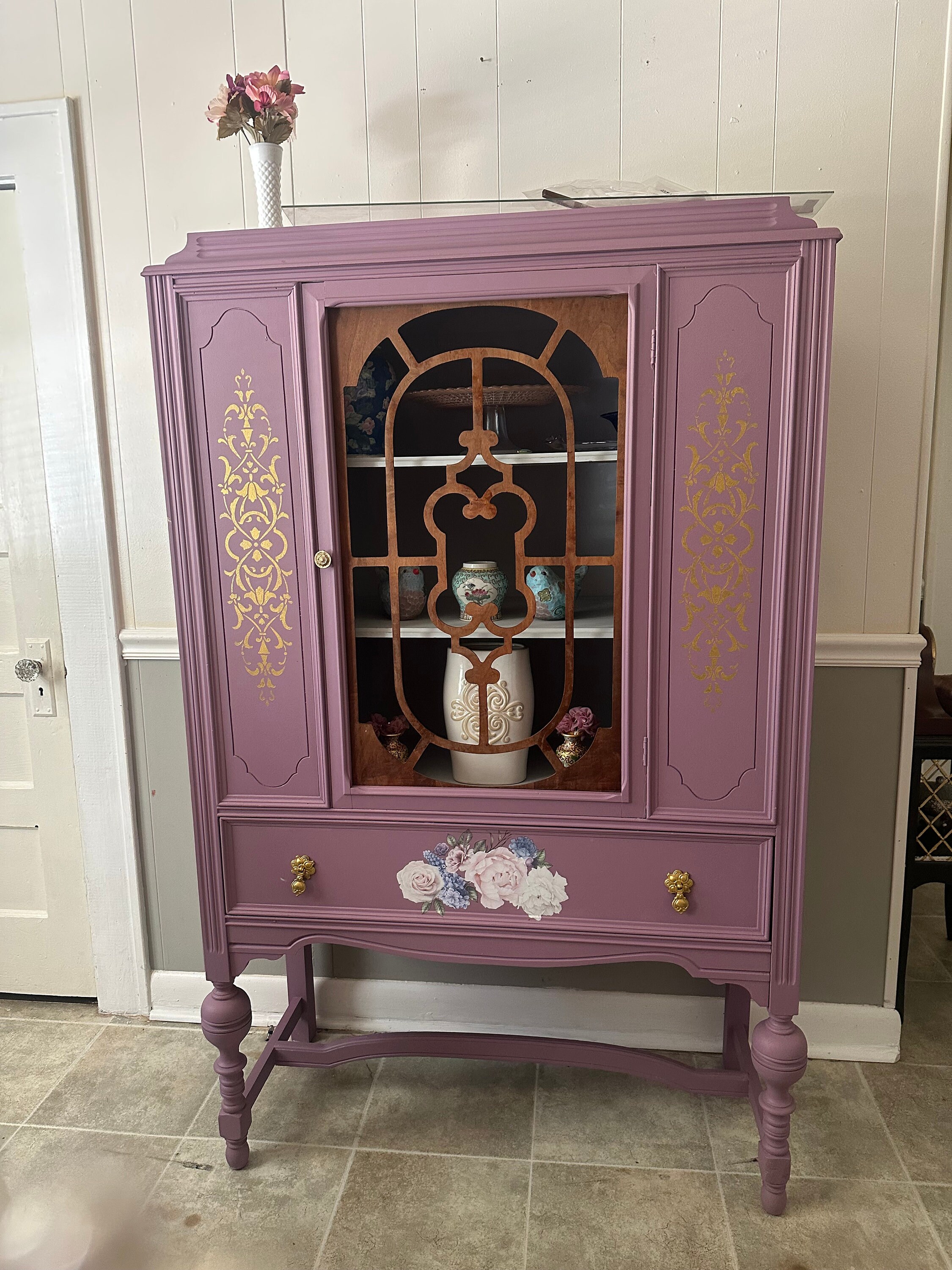 Antique china cabinet 1930s store