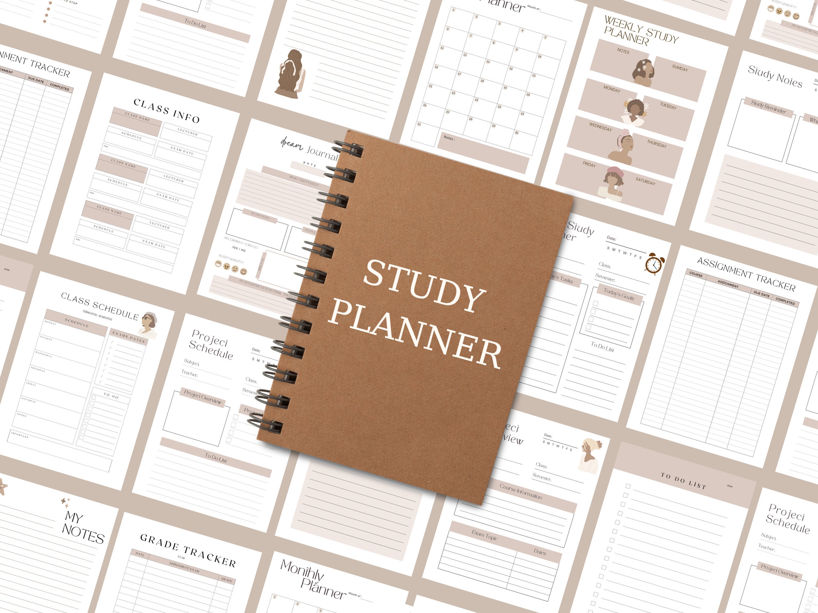 Student Printable Planner Lesson Schedule School Planner - Etsy