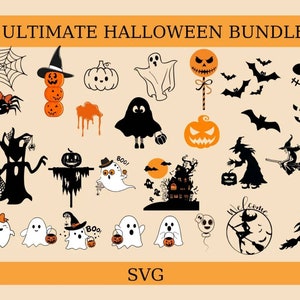 Ultimate Halloween SVG Bundle Ghost SVG Cricut Fall SVG - Etsy