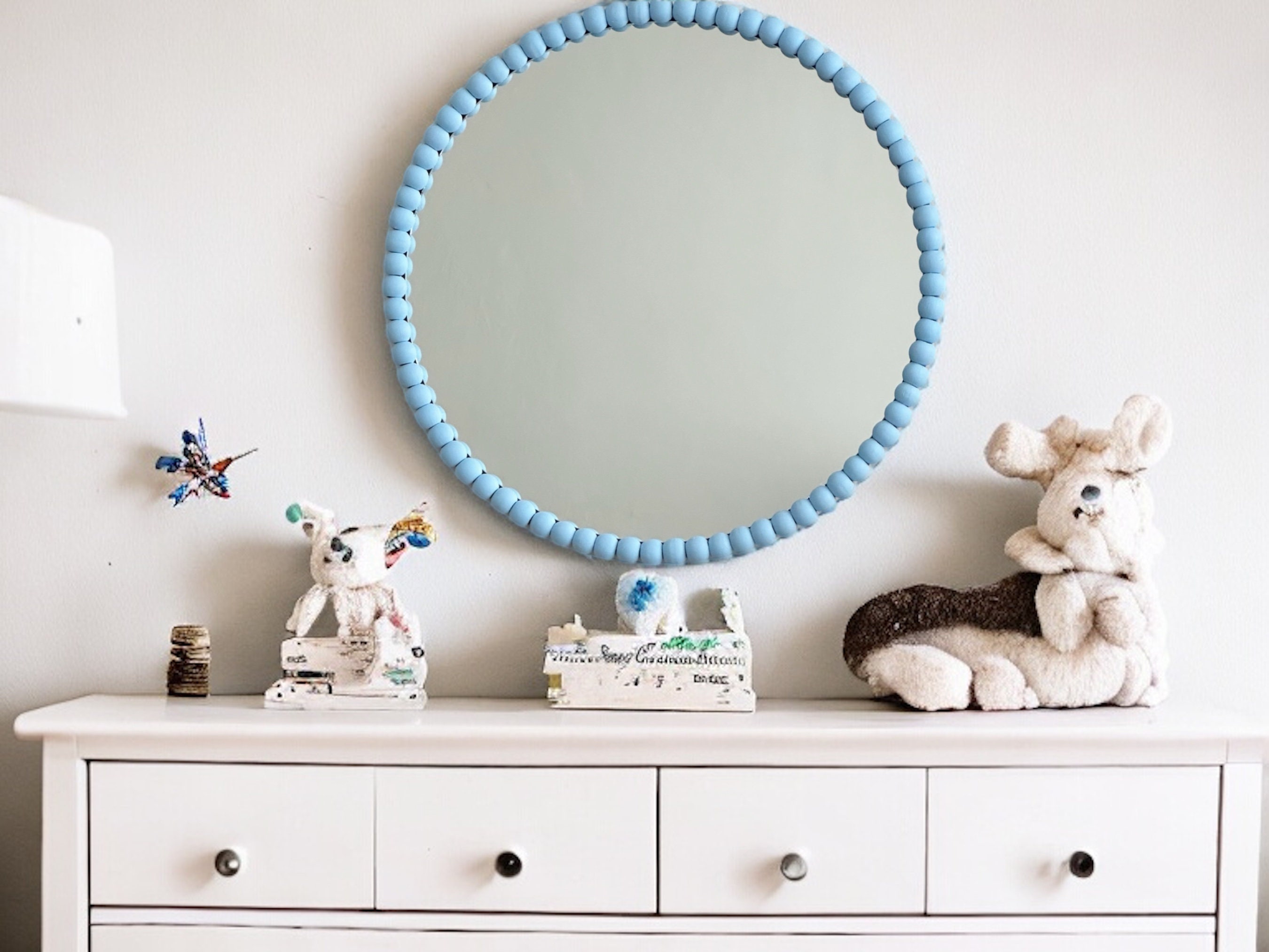 20 Mirror Wall Decor, New Baby Room Decor, Boho Home Decor, Beaded ...