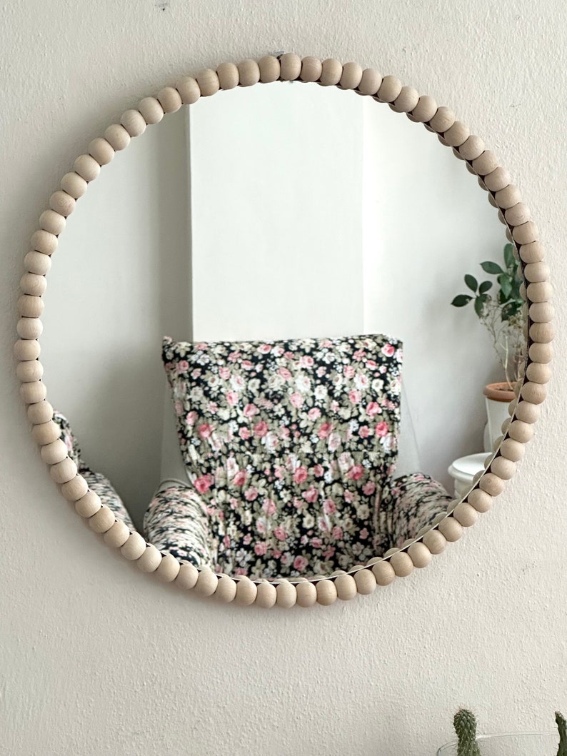 20" Mirror Wall Decor, New Baby Room Decor, Home Decoration, Bead ...
