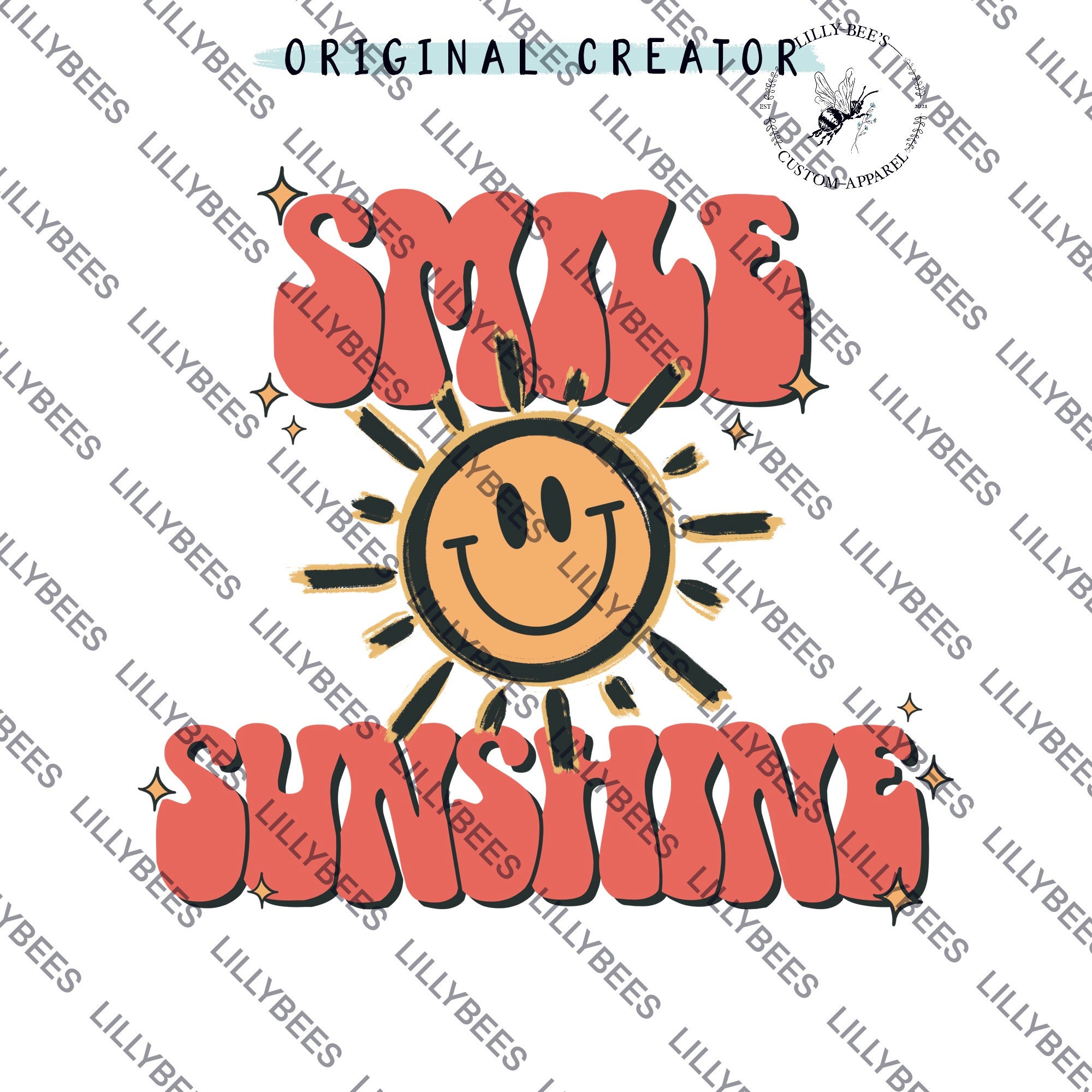 Smile Sunshine Png Smiley Face Png Retro Smile Sunshine - Etsy Australia