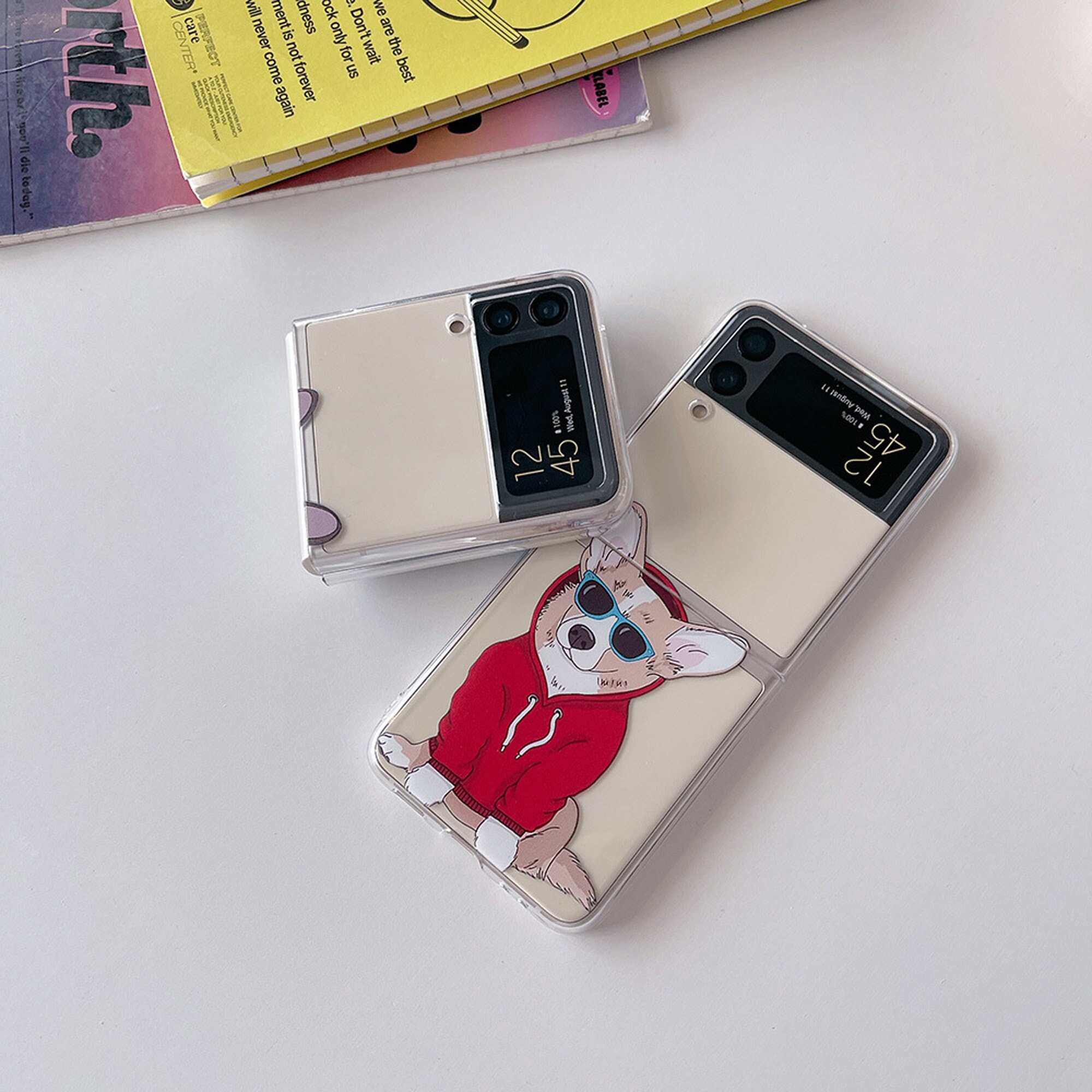 Cartoon Dog Z Flip Phone Casefor Galaxy Z Flip4 - Etsy