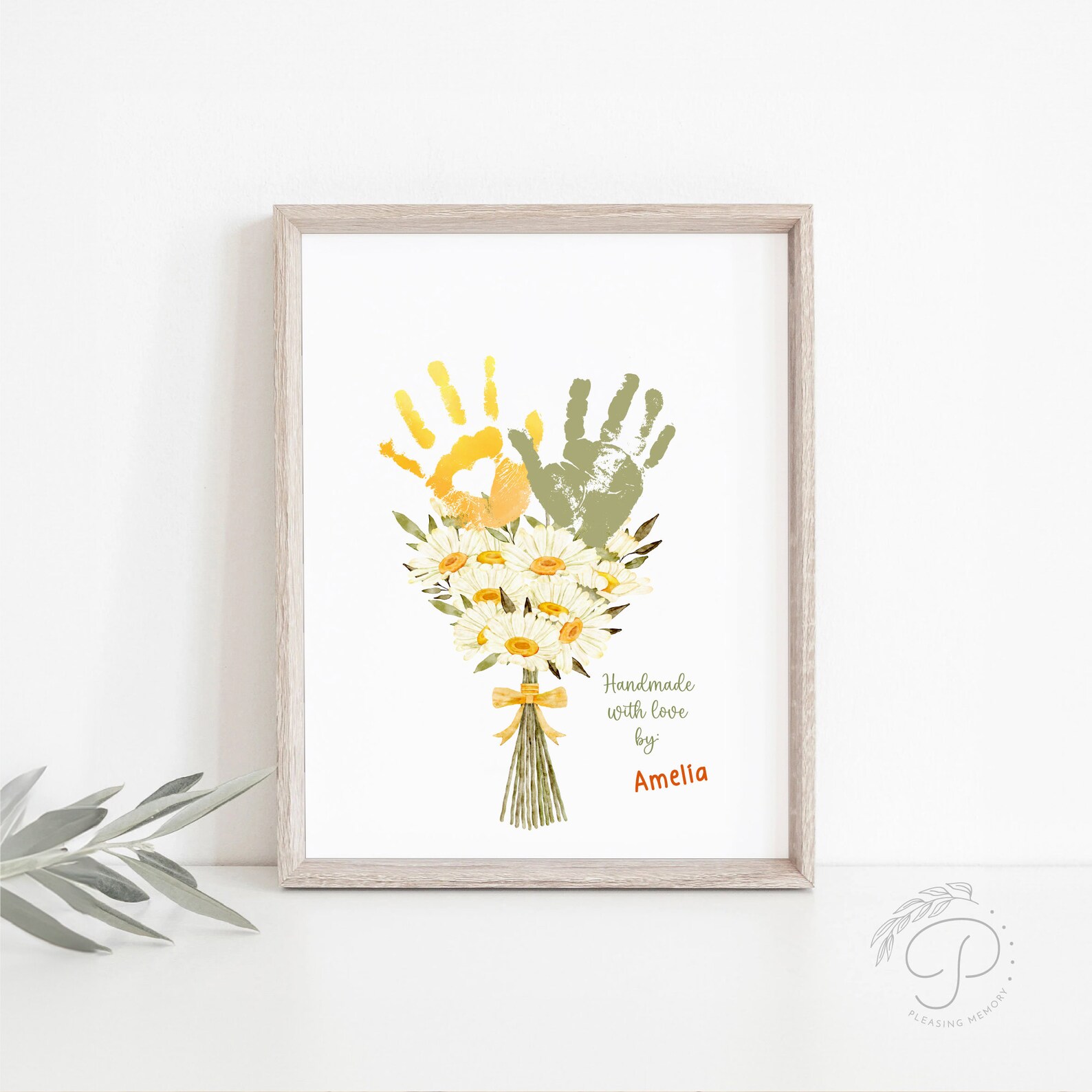 Mothers Day Handprint Craft Printable, Mothers Day Poem, Flower ...