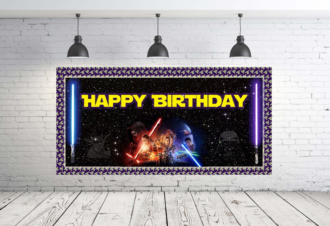 Star Wars Banner ~ DIGITAL FILE ~ - Etsy