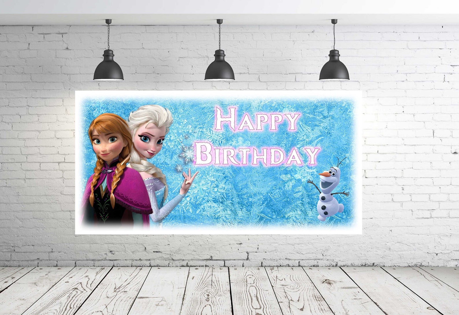 Frozen Birthday Banner ~ DIGITAL FILE ~ - Etsy