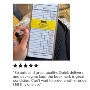 Reading List Bookmark Reading Goal Bookmark Customized Bookmark Fill in ...
