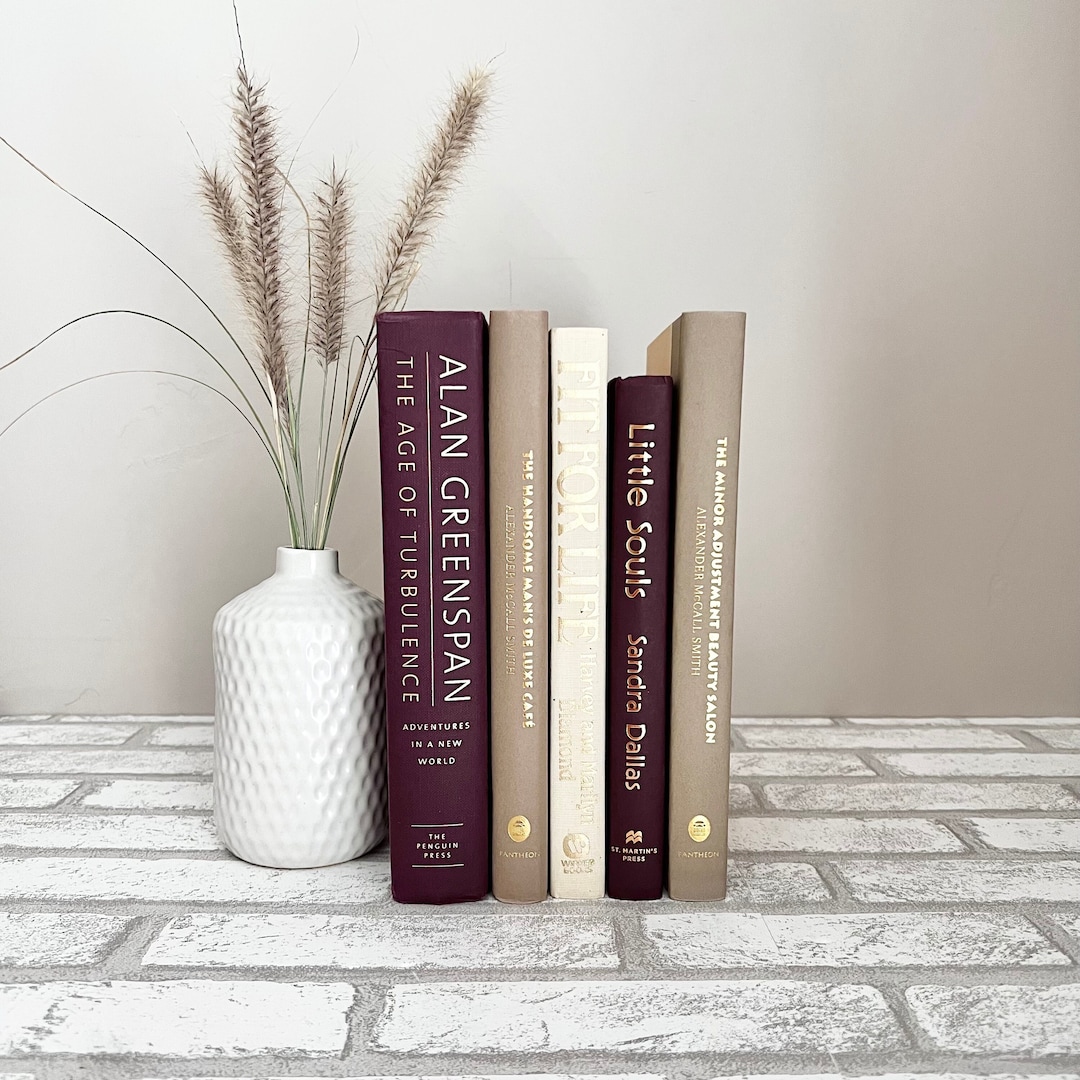 Home Decor Book Set of Book Stack Book for Staging Book for Home ...