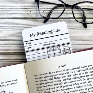Bookmark Reading List Bookmark Book Review Log Book Tracker Book Lover ...