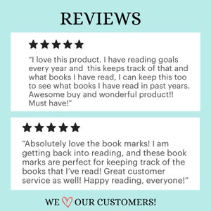 Bookmark Reading List Bookmark Book Review Log Book Tracker Book Lover ...