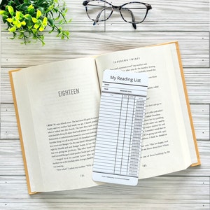 Bookmark Reading List Bookmark Book Review Log Book Tracker Book Lover ...