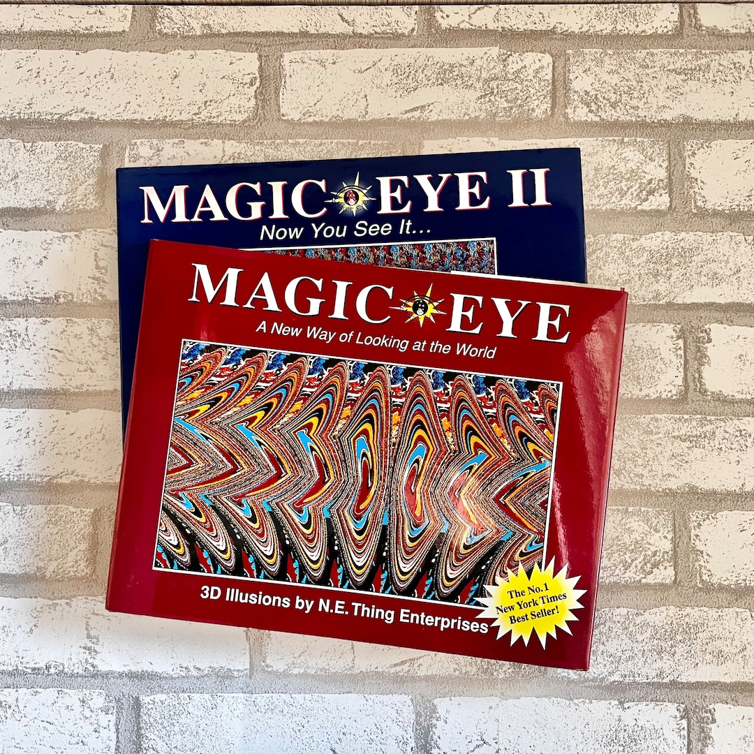 Magic Eye Book Magic Eye 3D Illusion Book Optical Illusion Book Visual ...