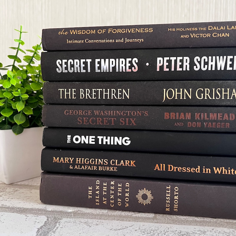 Designer Book Stack - Etsy