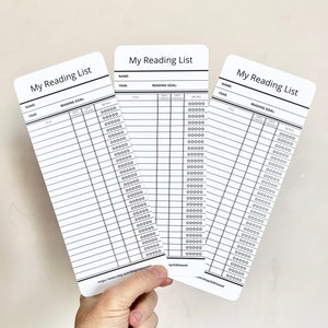 Bookmark Reading List Bookmark Book Review Log Book Tracker Book Lover ...