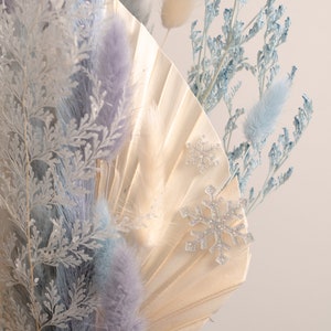 Elsa Frozen Inspired Dried Flower Arrangement, Winter Home Decor ...