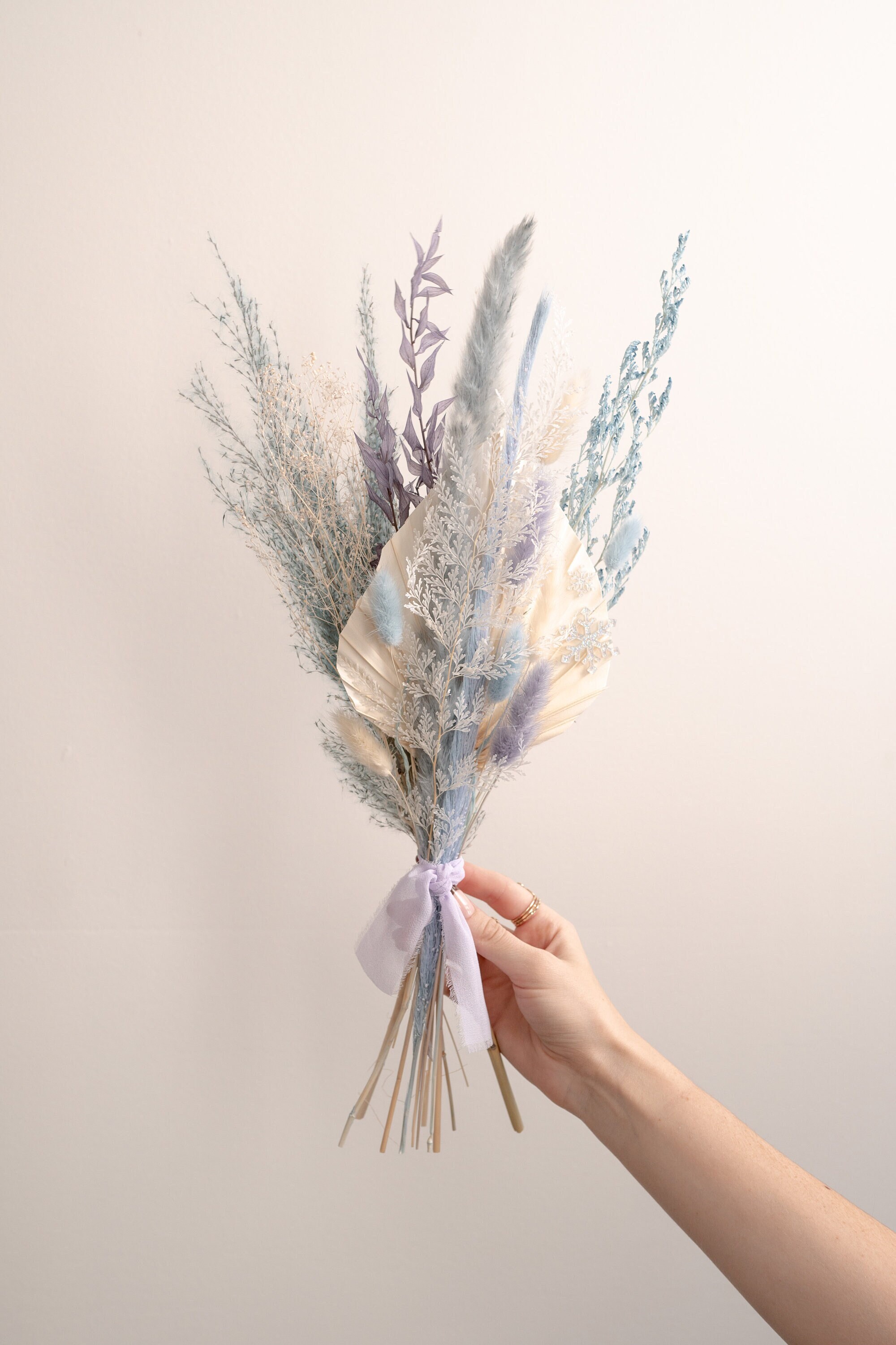 Elsa Frozen Inspired Dried Flower Arrangement, Winter Home Decor ...