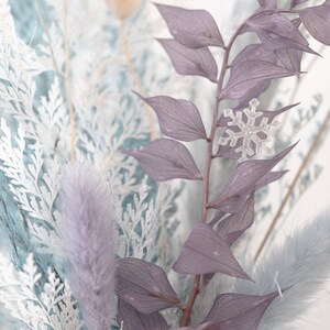 Elsa Mini Frozen Inspired Dried Flower Arrangement, Winter Home Decor ...