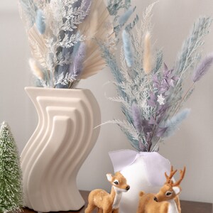 Elsa Mini Frozen Inspired Dried Flower Arrangement, Winter Home Decor ...