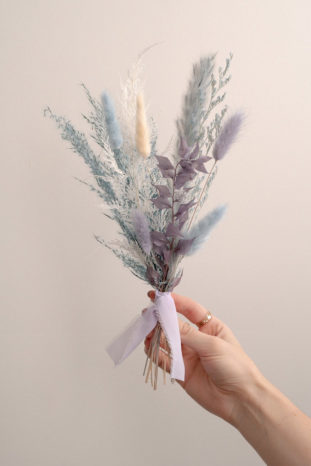 Elsa Mini Frozen Inspired Dried Flower Arrangement, Winter Home Decor ...