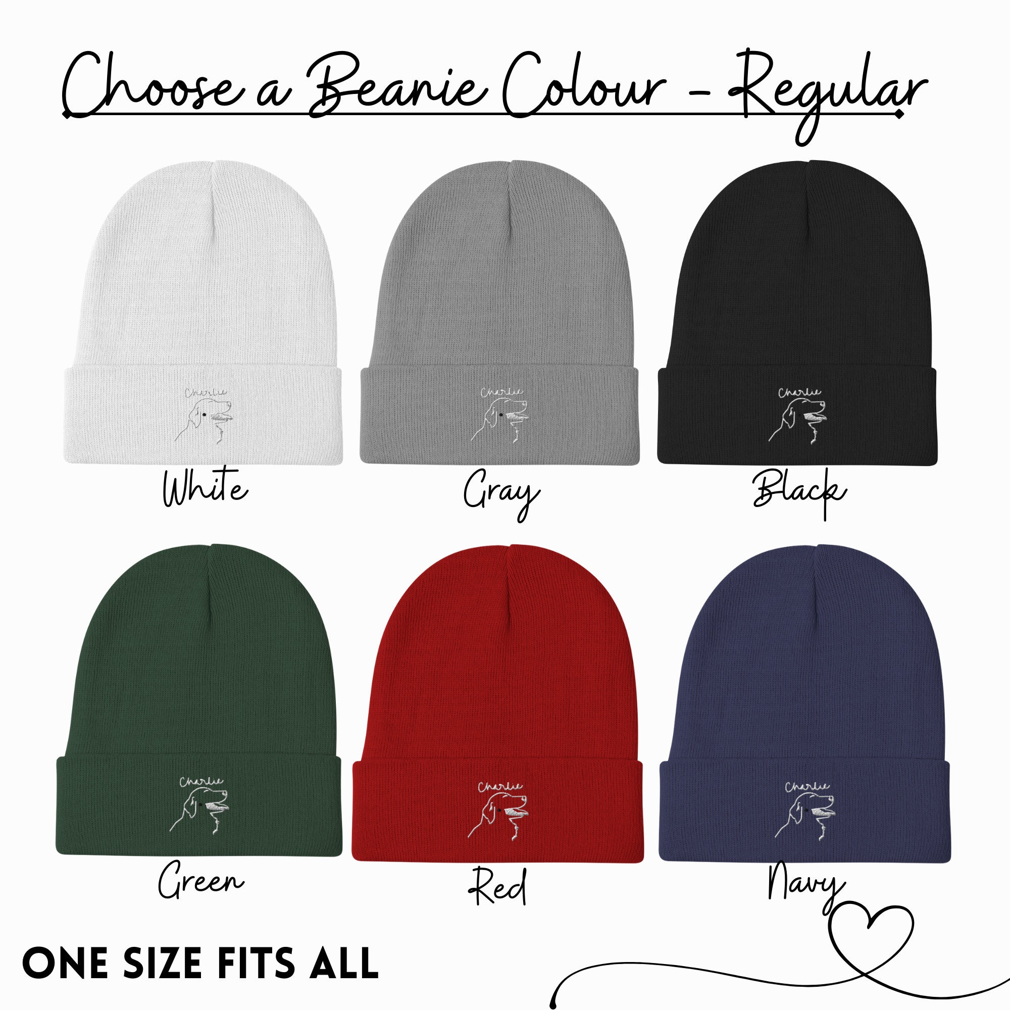 Personalized Dog Hat: A Custom Embroidered Dog Beanie Submit - Etsy