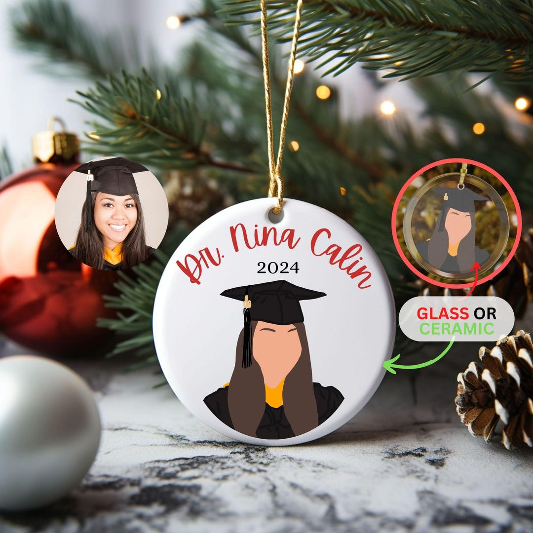 Personalized Graduation Ornament: Custom School Graduation Ornament ...