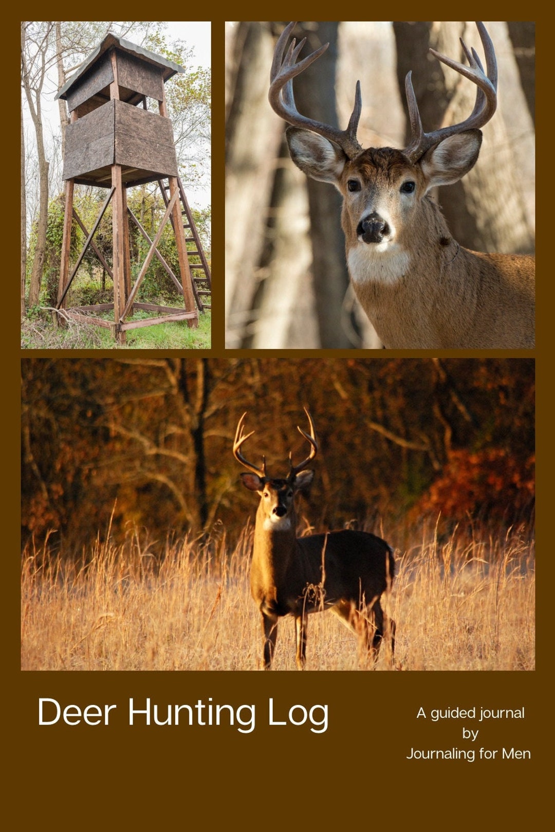 Deer Hunting Journal for Men 5x8, 6x9, 8.5x11 Deer Hunting Logbook ...