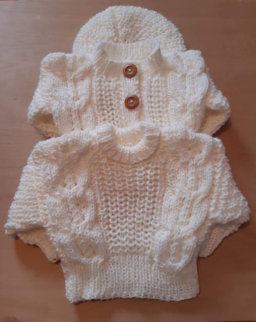 Aran Cable Set No2. for Boy/girl Sizes From Birth 12mths - Etsy