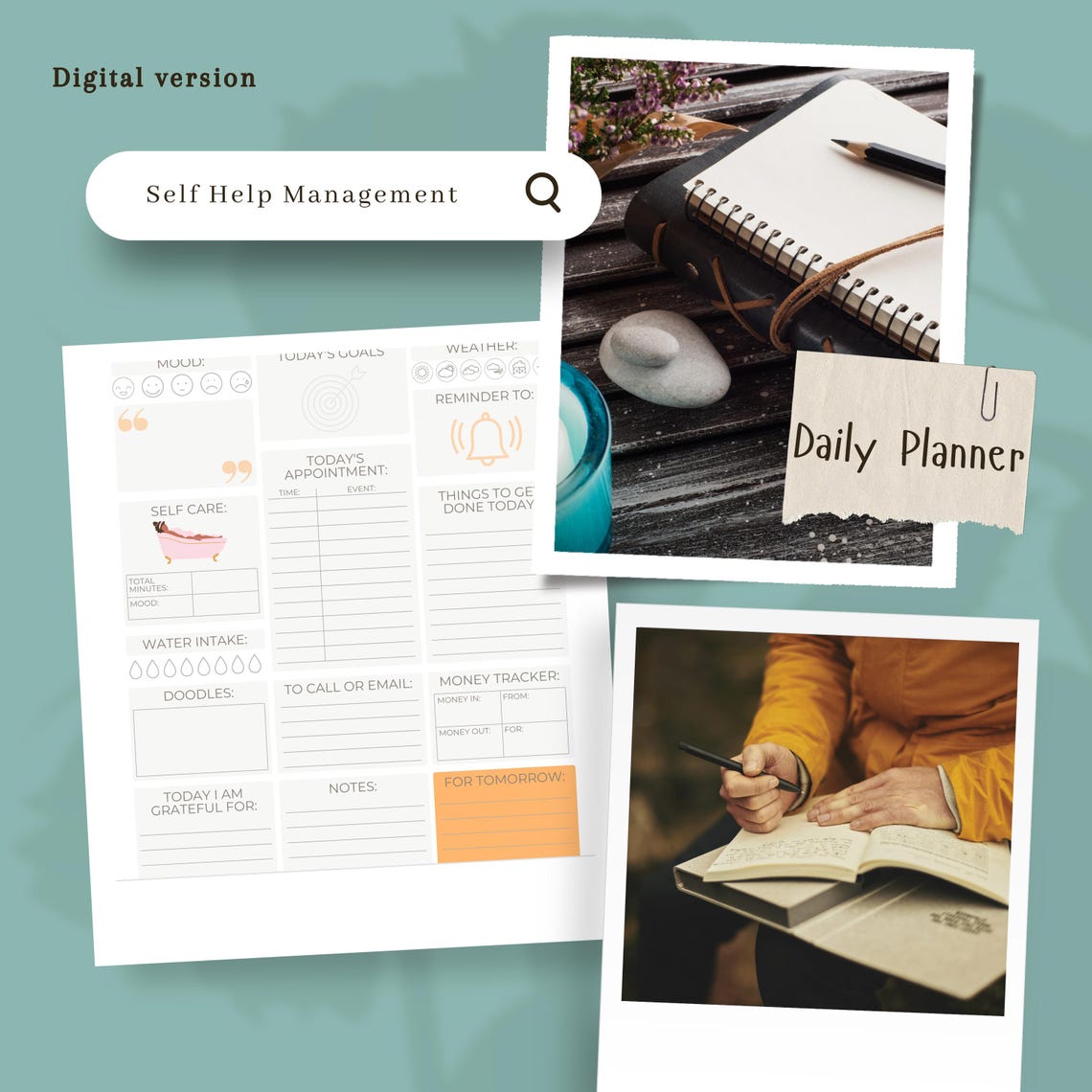 Daily Planner/digital Planner/manage Day Better/organisation Planner ...