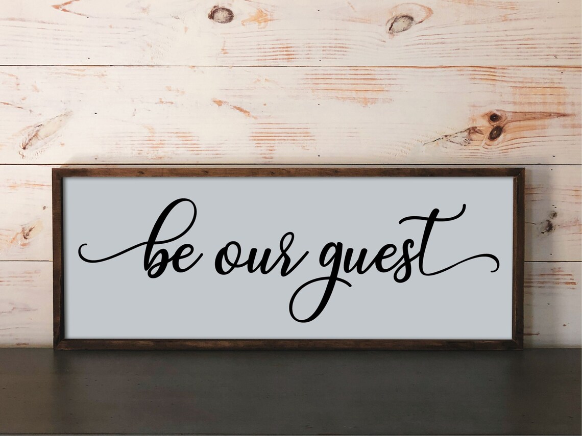 Be Our Guest Cut File Be Our Guest SVG Digital Download SVG PNG - Etsy