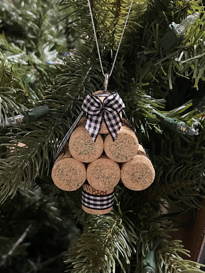 Christmas Tree Ornaments, Cork - Etsy