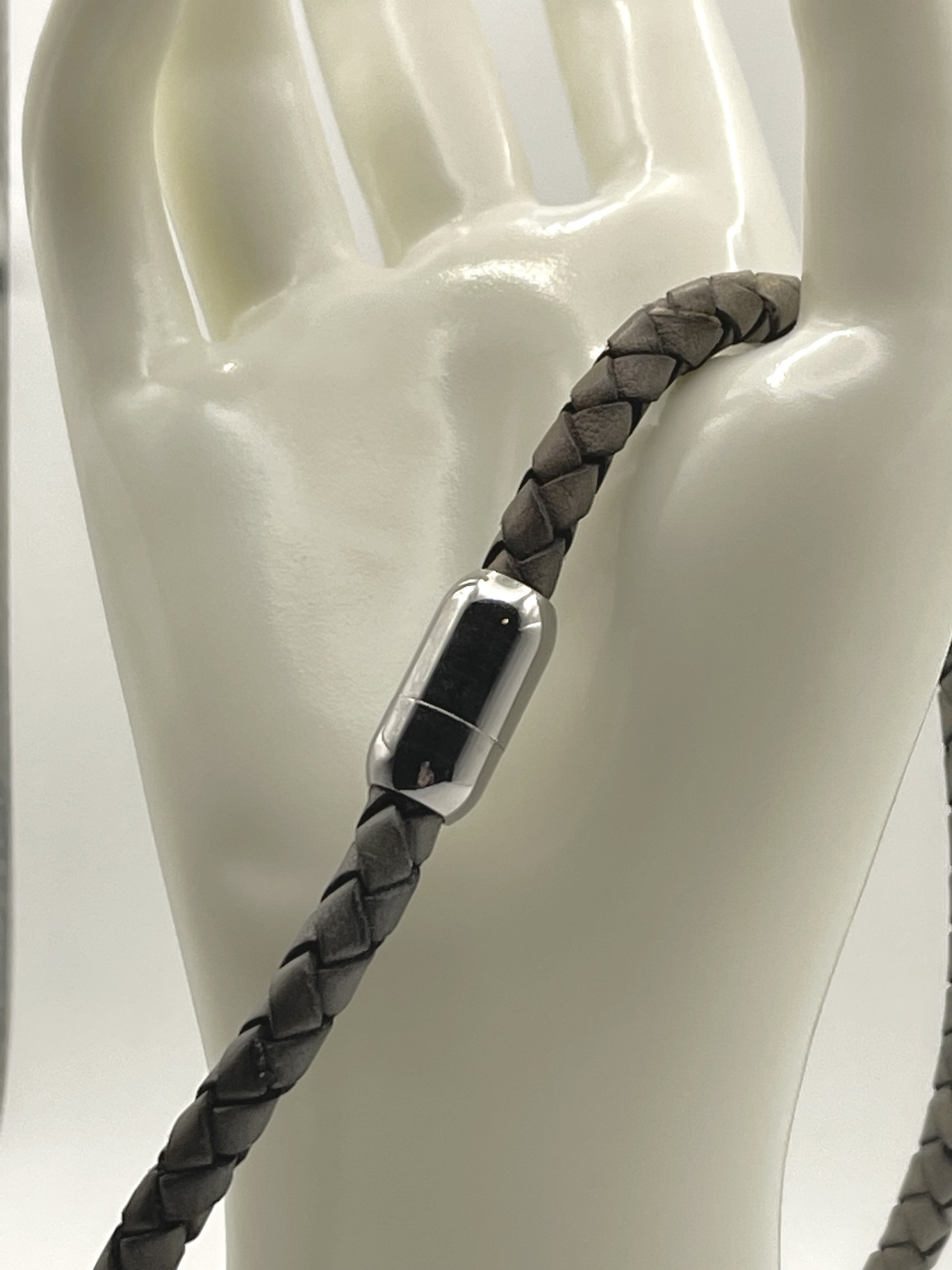 Leather 5mm Bolo Cord Necklace, Stainless Magnetic Clasp, - Etsy