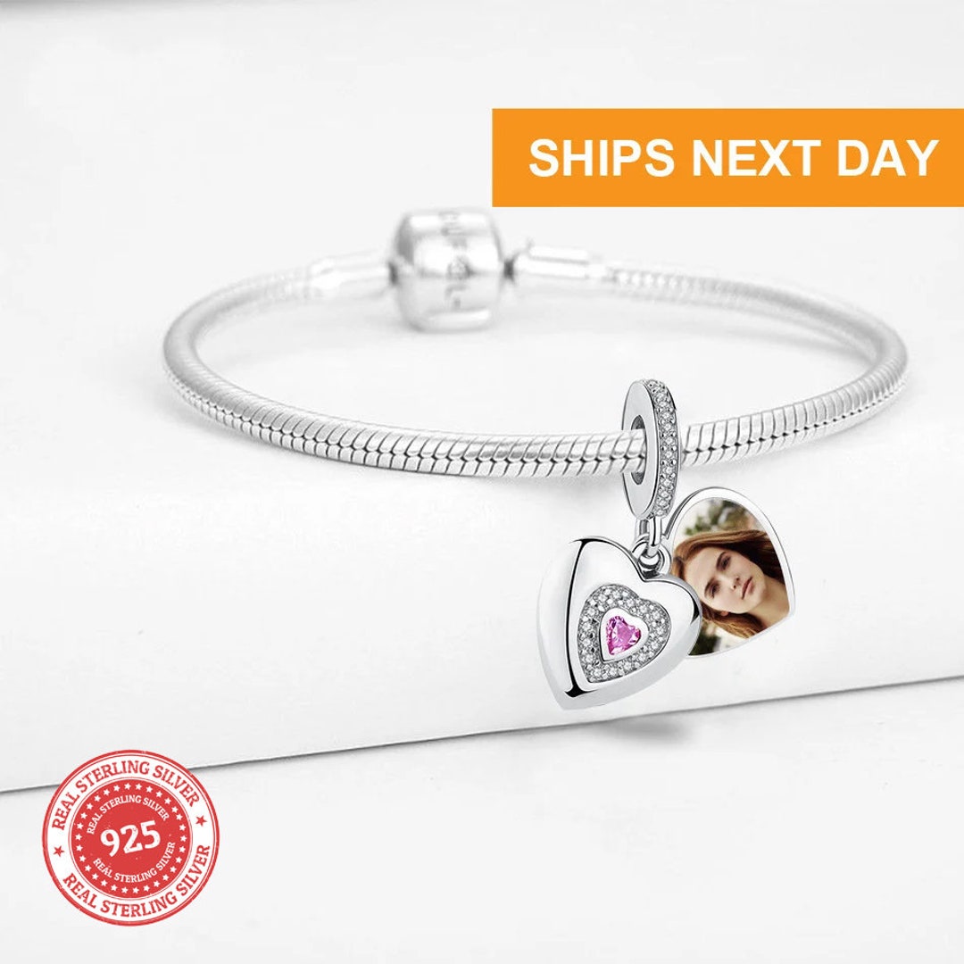 Custom Photo Charm of Bracelet, Fits Pandora Bracelet,individual ...