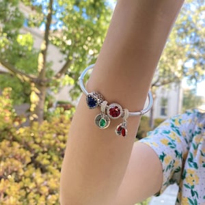 Birthstone Gift, Birthstone Charm, Birthstone Bracelet, Birthstone ...