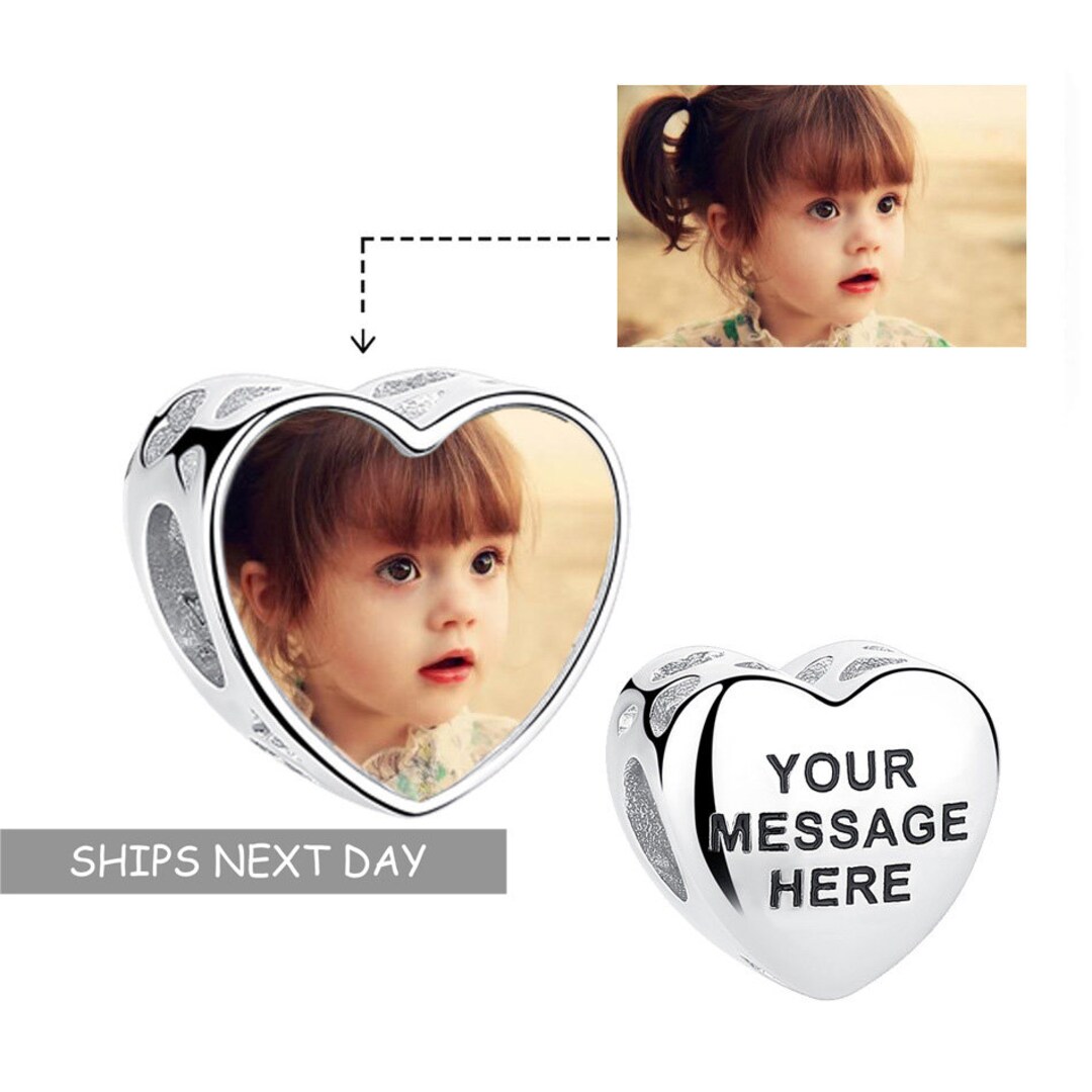 Custom Photo Charm of Bracelet, Fits Pandora Bracelet,individual ...
