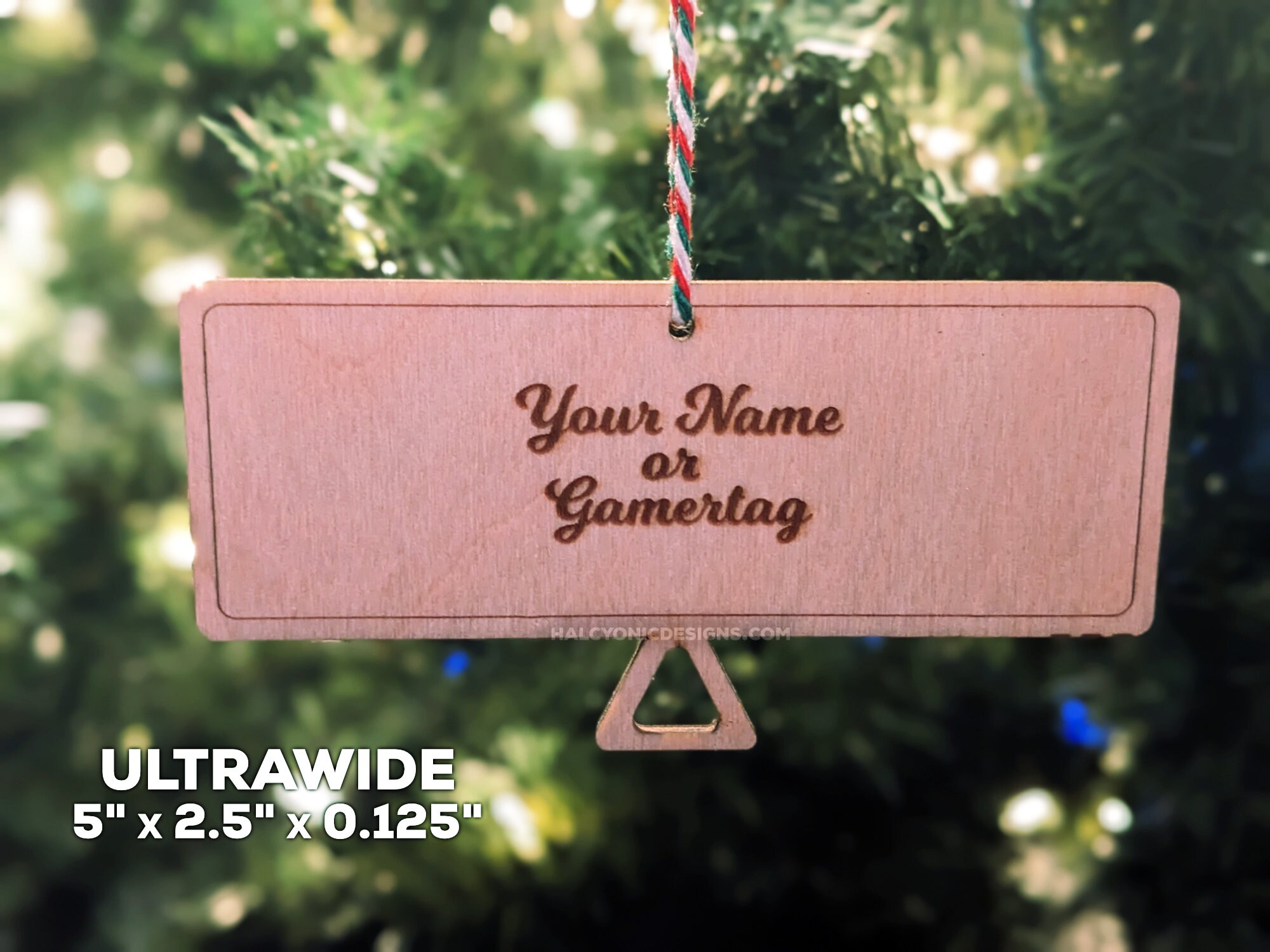 Personalized Computer Monitor Holiday Ornament Perfect for Gamers ...