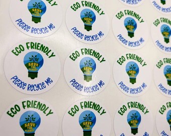 Please Recycle Me Stickers - Etsy