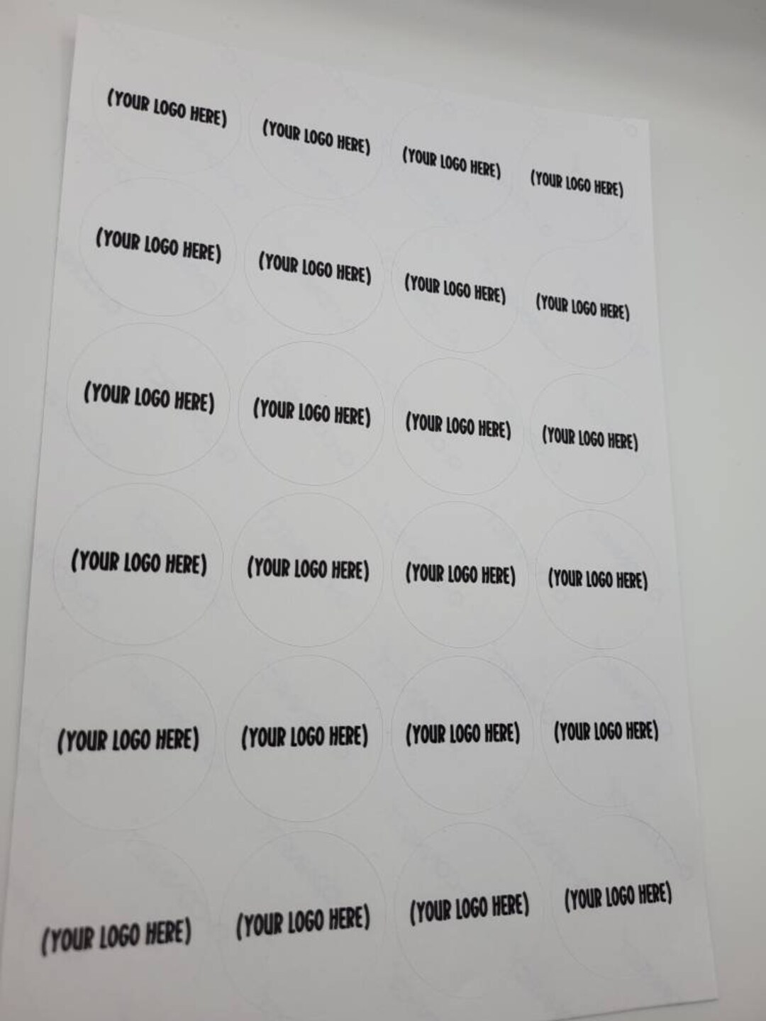 X24 Logo Stickers, Custom Sticker Sheets, Personalised Logo Labels - Etsy