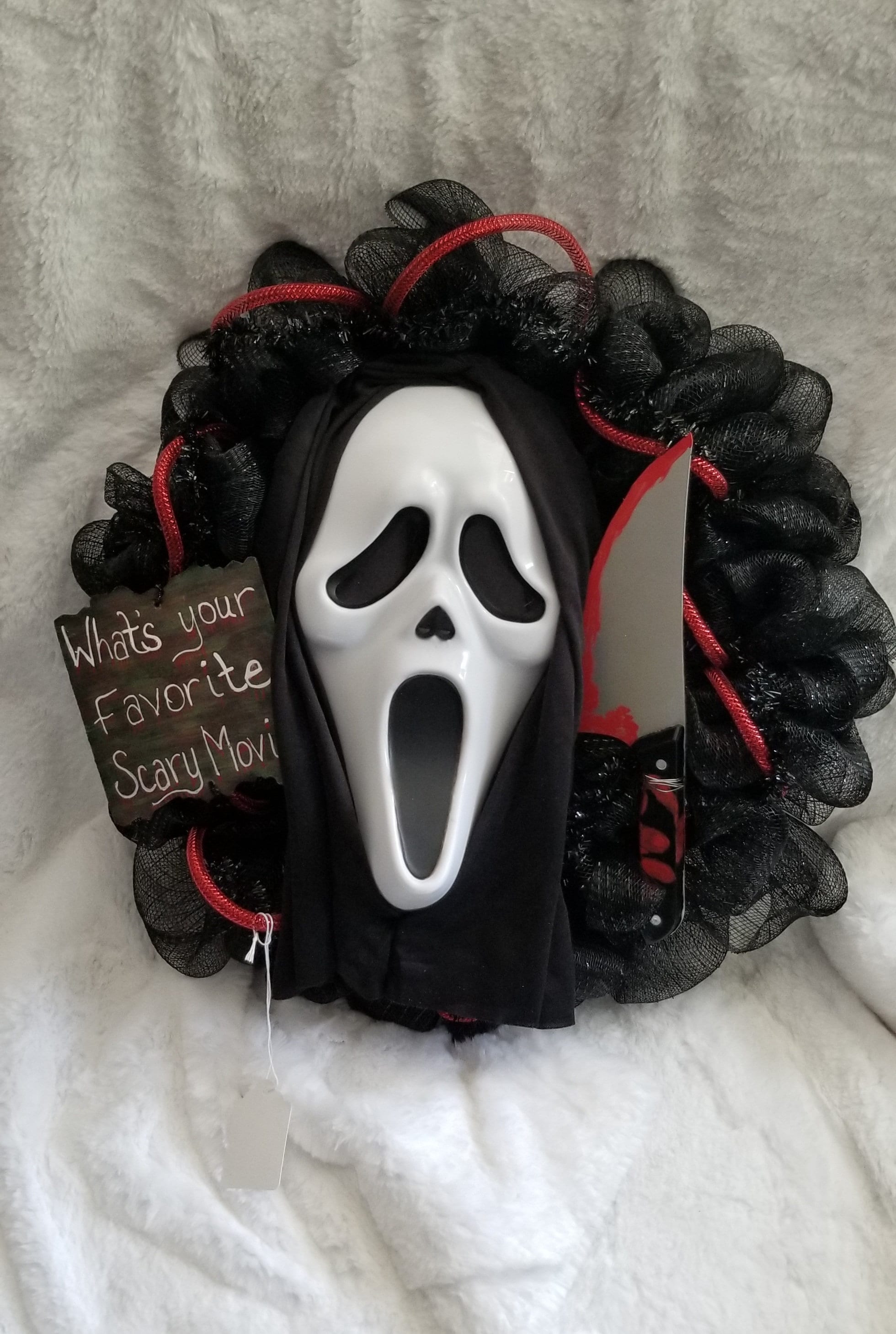 Wreath - Horror Movie Wreath* Scary Clown* Krueger* Jack* Ghostface ...