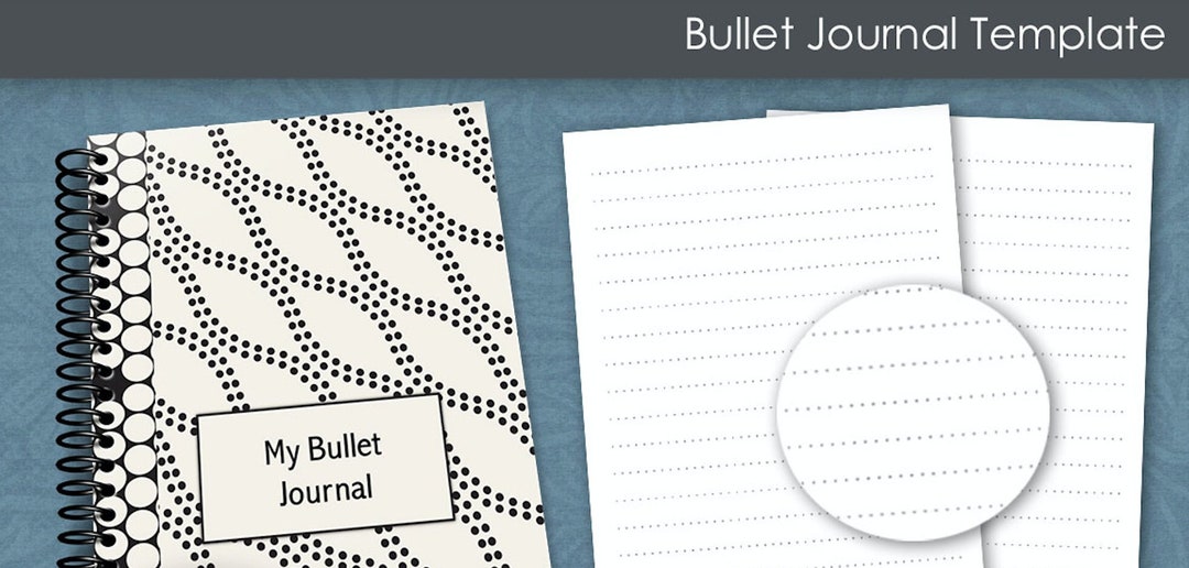 Digital Bullet Journal Template - Etsy