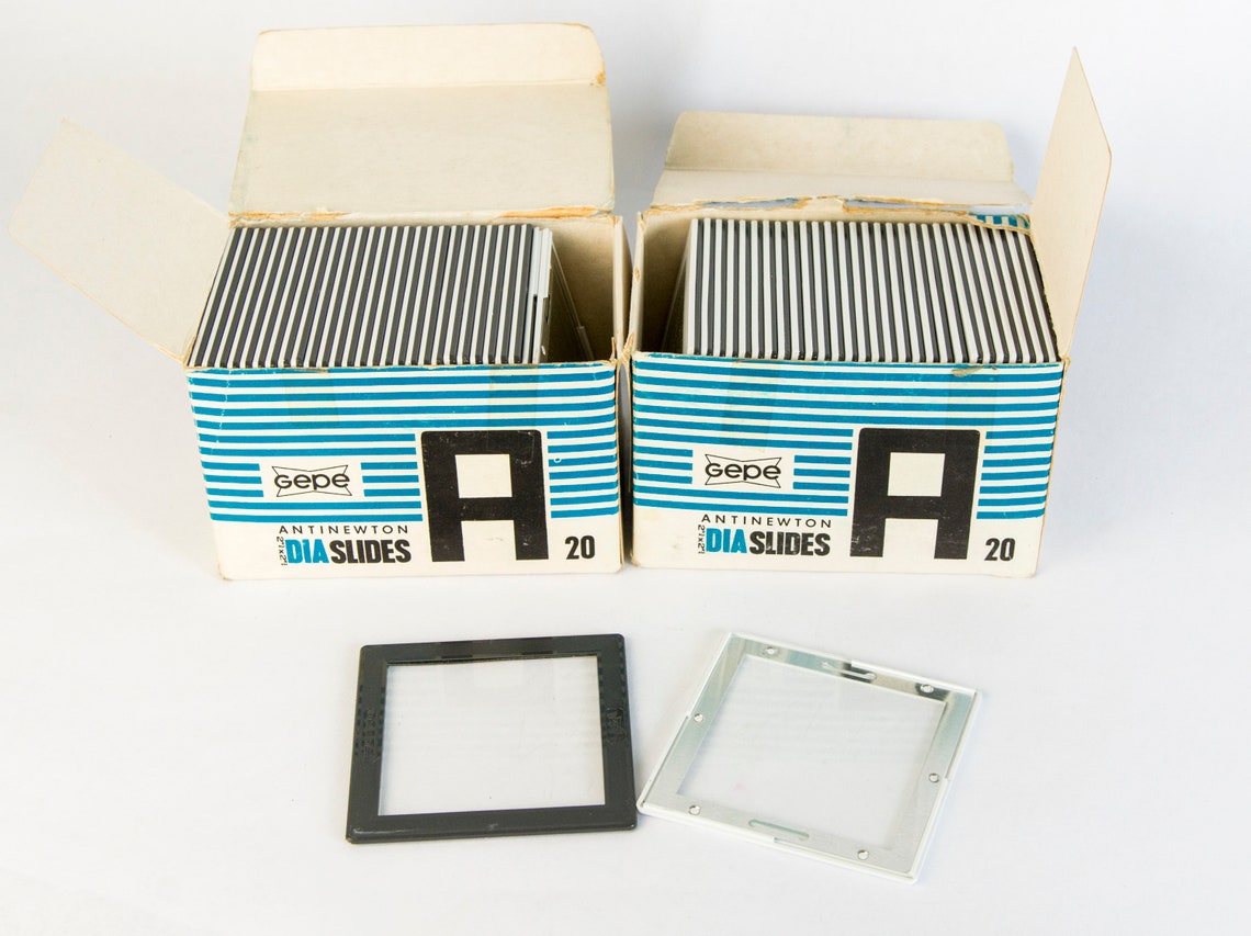 One Box Gepe Antinewton Dia Slide Mounts 6x6 With Glasses 28 - Etsy