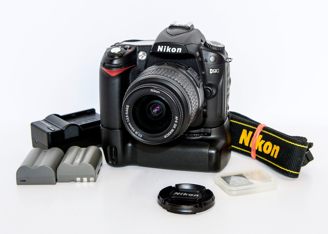 Nikon D90 DSLR Digital Camera With Grip Lens Tested - Etsy