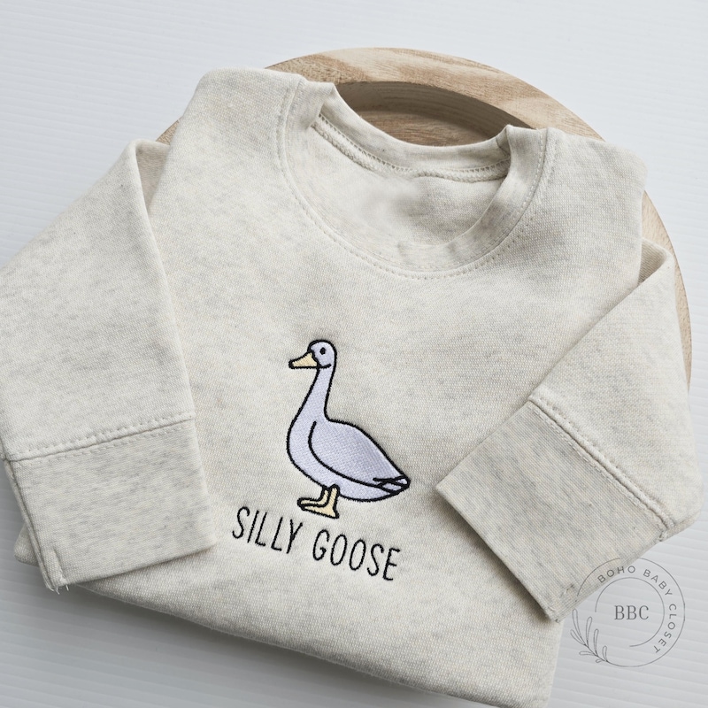 Kids Sweater Silly Goose - Etsy