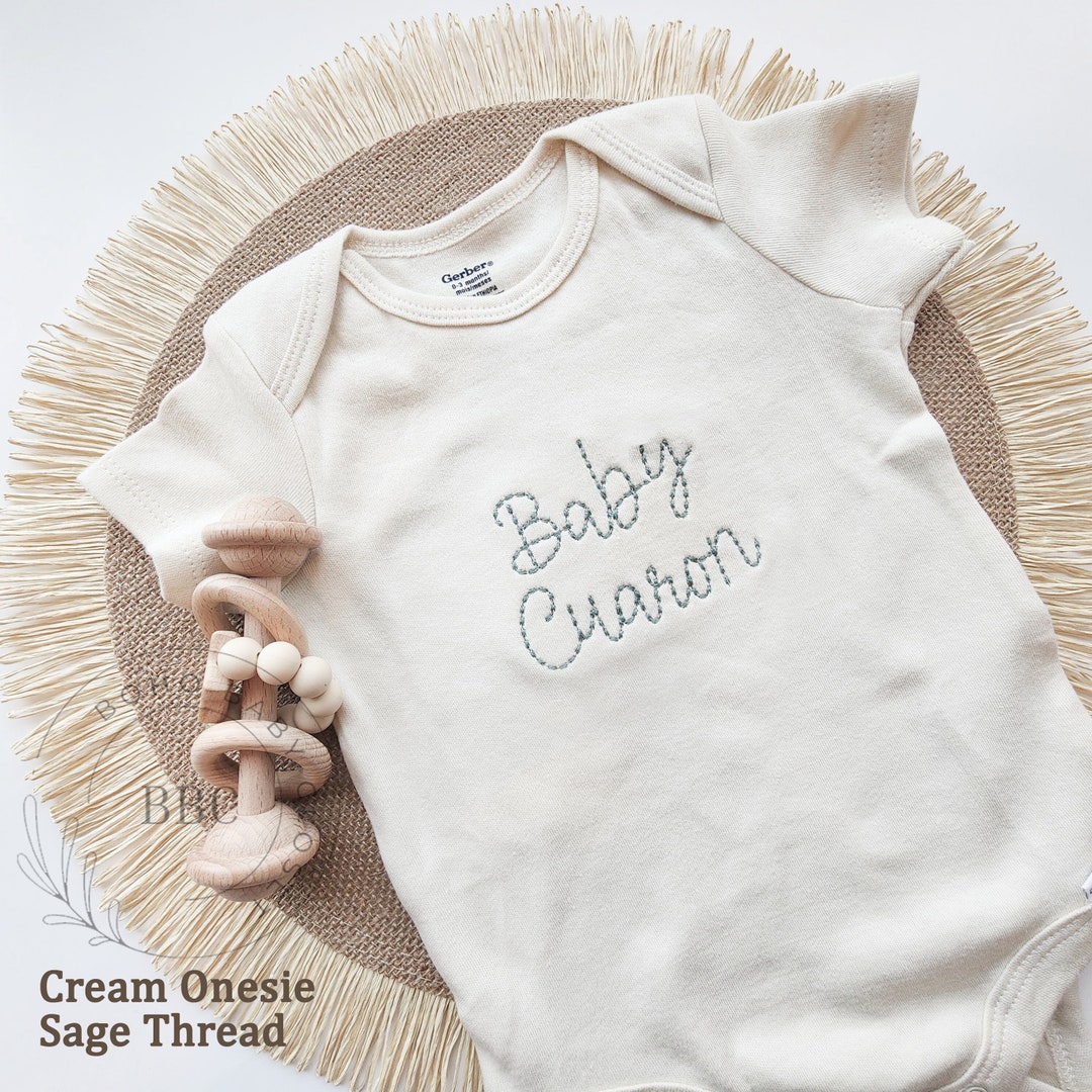 Embroidered Onesies® Brand, Personalized Baby Onesies® Neutral Onesies ...