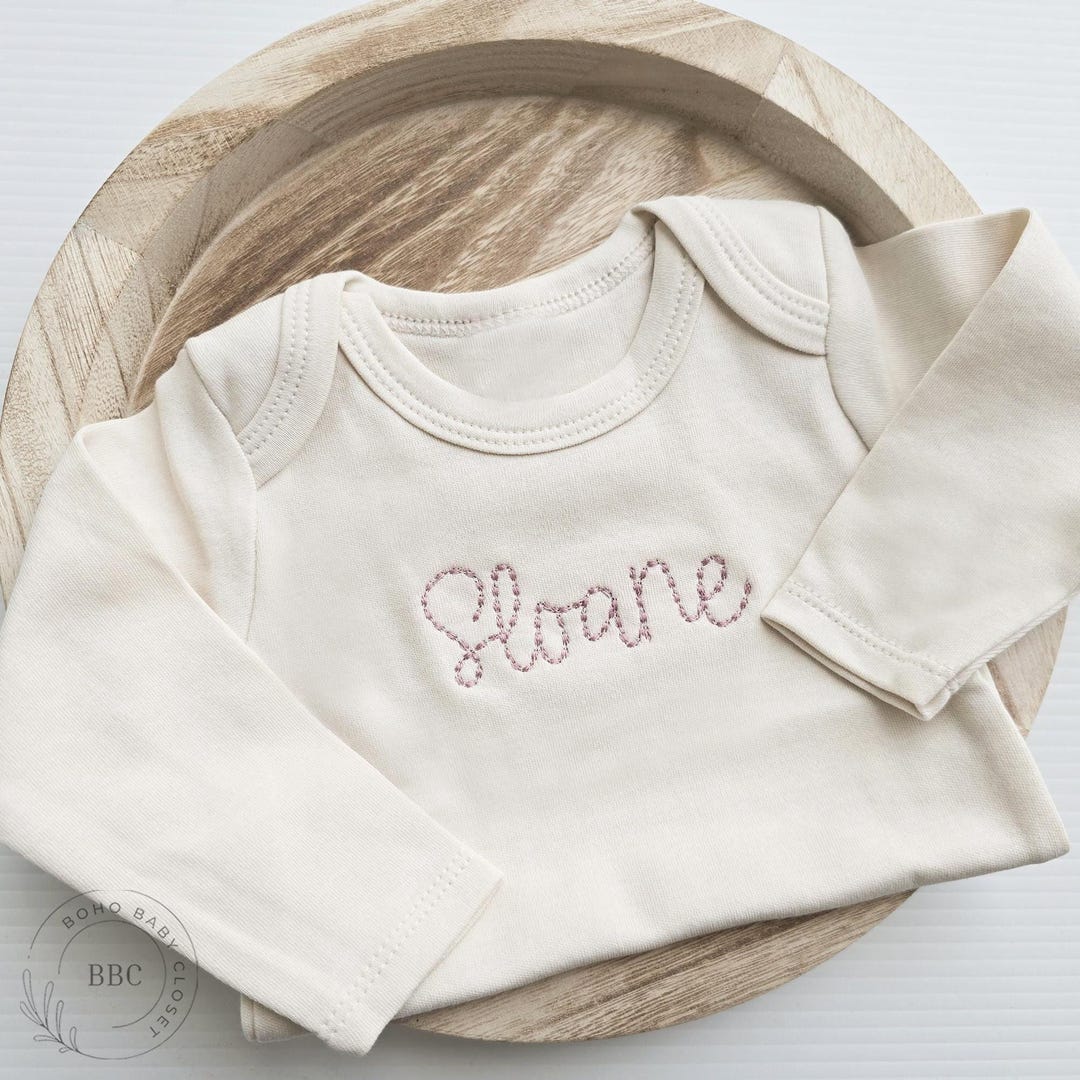 Embroidered Baby Name Onesies® Brand, for Babies, Personalized Baby ...