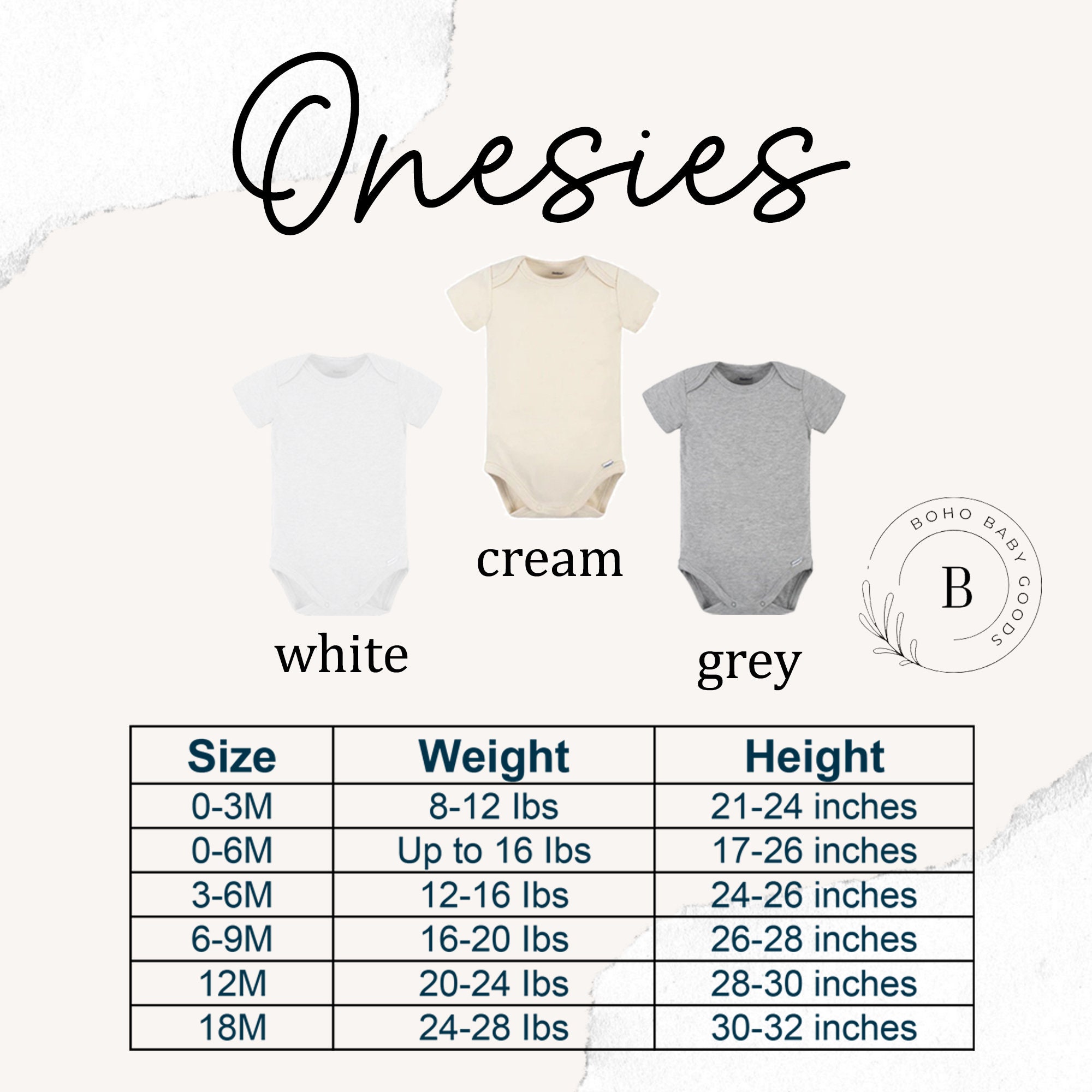 Embroidered Onesies® Brand, Personalized Baby Onesies® Custom Natural ...