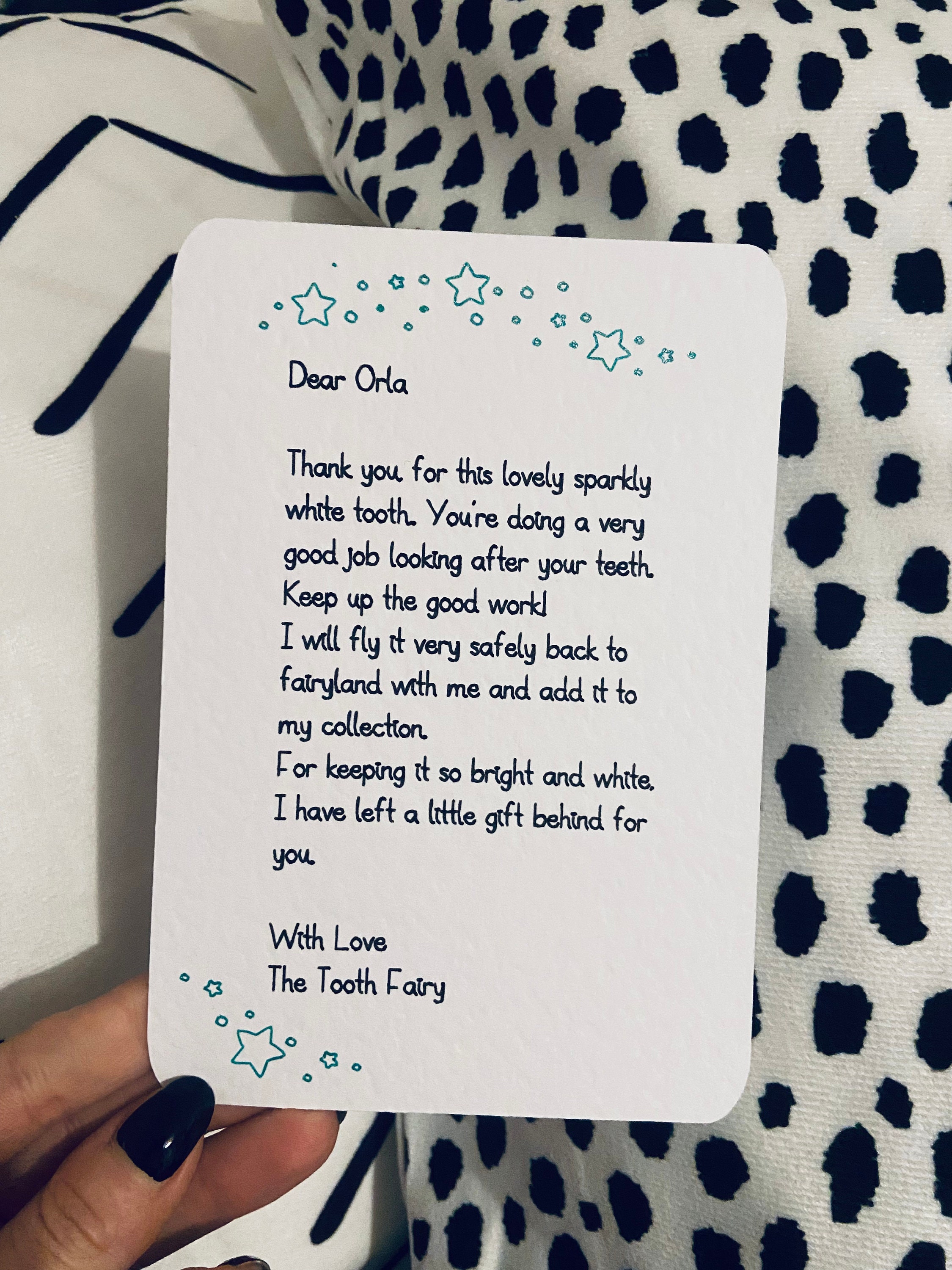 Tooth Fairy Letter | Fairy Letter | Tooth Fairy | Fairy Post | Tooth ...