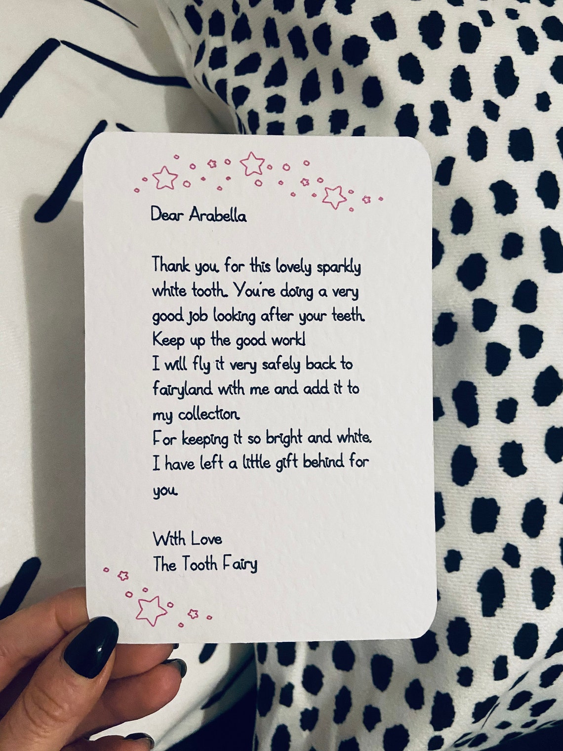 Tooth Fairy Letter | Fairy Letter | Tooth Fairy | Fairy Post | Tooth ...