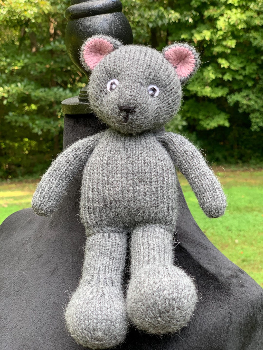 Henry the Knitted Teddy Bear, Knit Toy, Homemade Gift, Baby Shower Gift ...