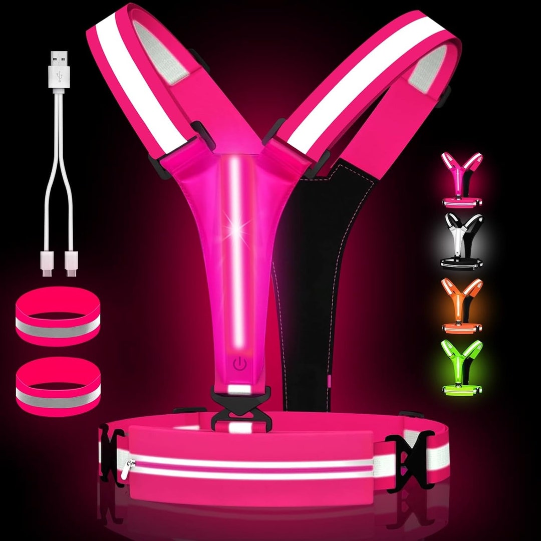 JZ LED Reflective Vest Running Gear-reflective Vest for Walking at ...